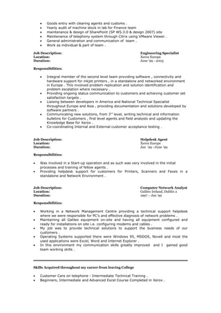 CV of Lynn_Kearney | DOC | IT and Internet Support | Internet