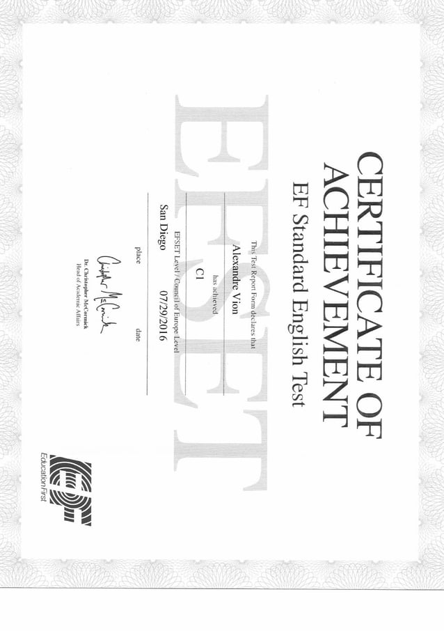 Language certification | PDF