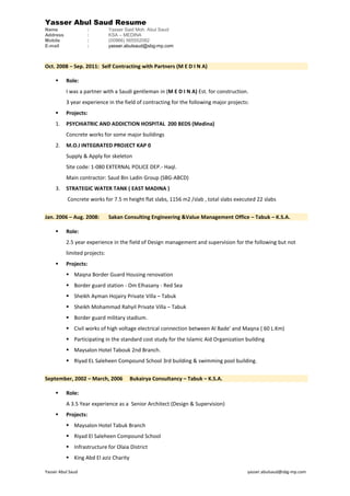 Yasser CV Mar. 2016 | PDF