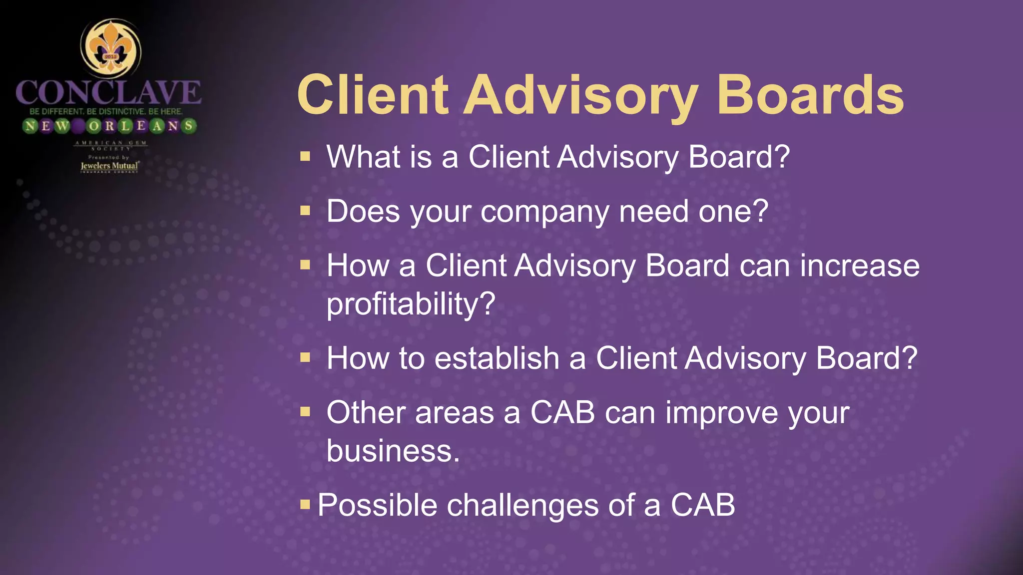 Conclave 2015 Presentation | PPT