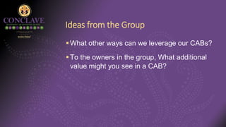 Conclave 2015 Presentation | PPT