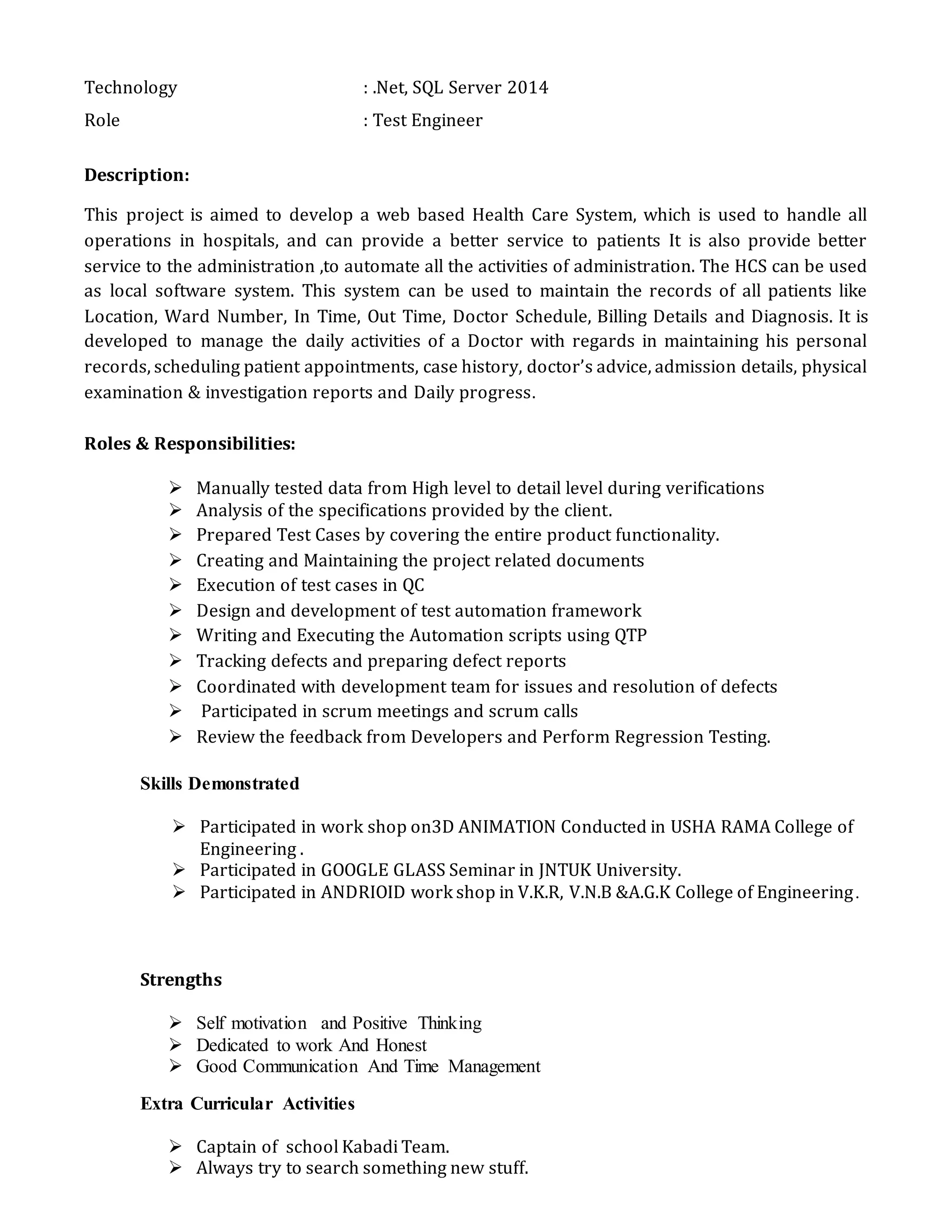 Nagaraju Manual,QTP intrn | PDF