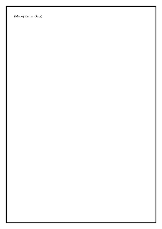 Manoj Garg Resume purchase | PDF