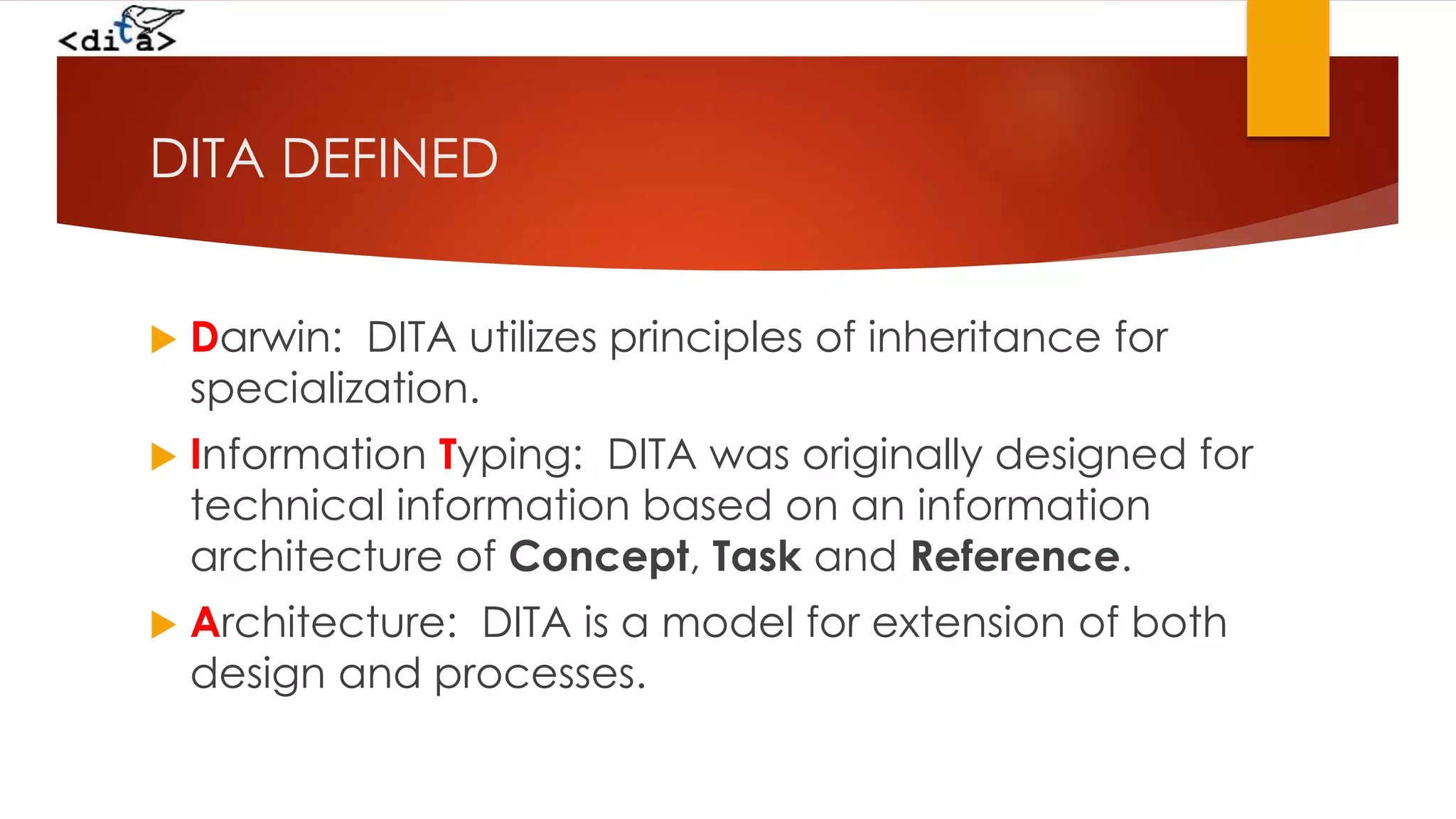 Introduction to DITA | PPTX