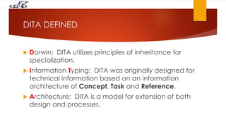 Introduction to DITA | PPTX