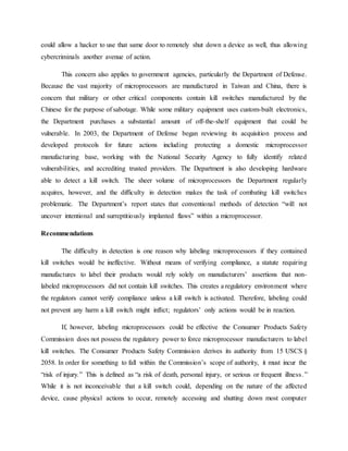 Kill Switch Report | DOCX