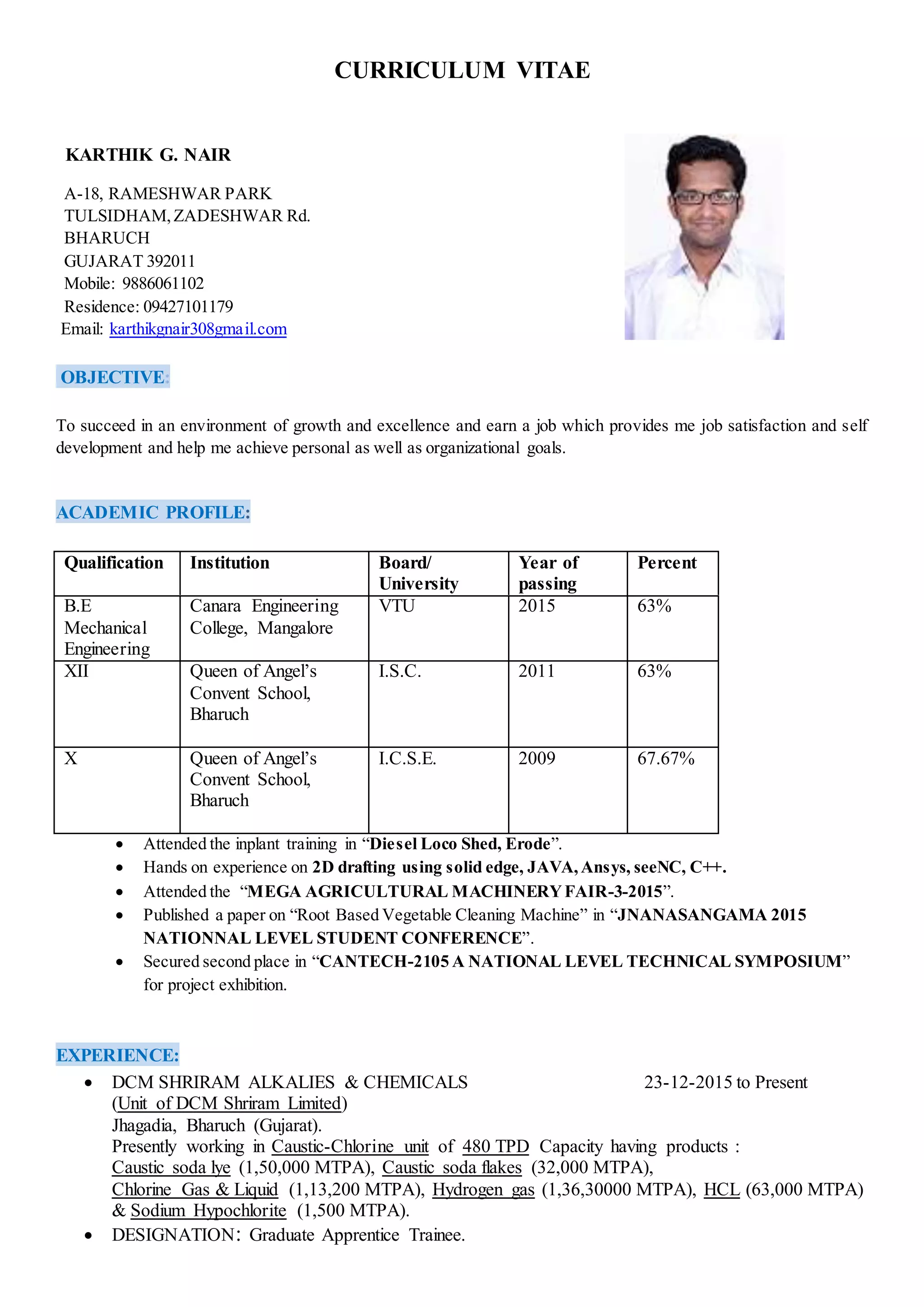 CV- KARTHIK | DOCX