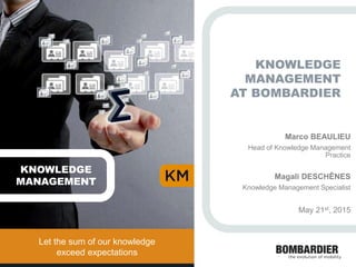 APQC Bombardier May_Webinar_FINAL | PDF