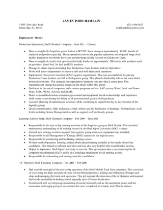 Todd Hamblin Resume 2016 | PDF