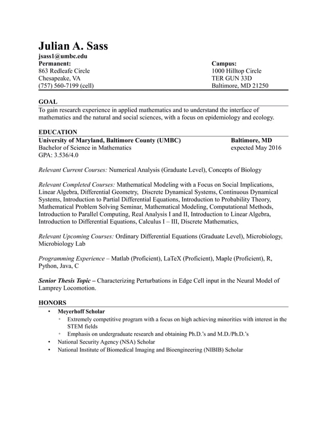 Julian Sass - CV | PDF | Physics | Science