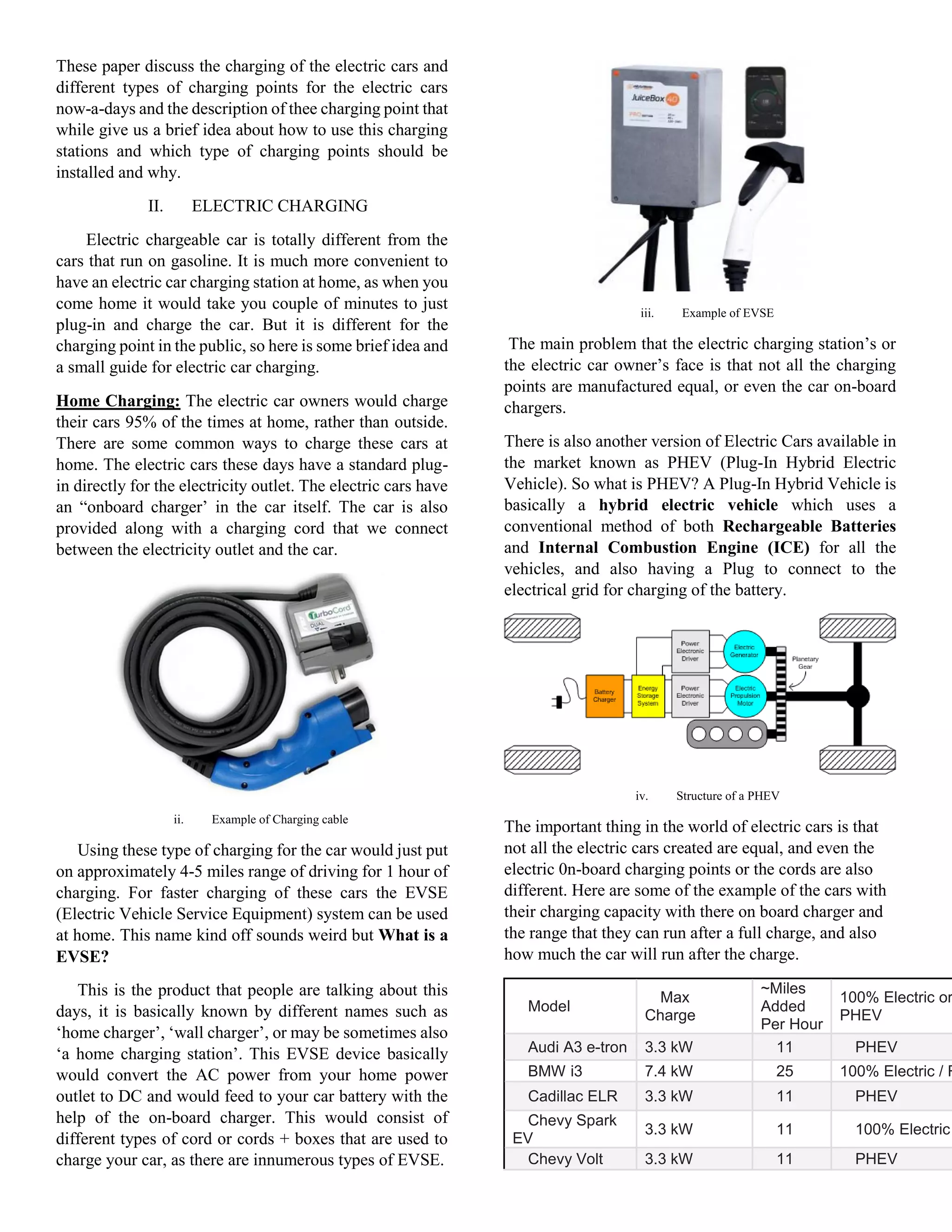 Paper of Different Types of Charging Point for Electric Cars ...