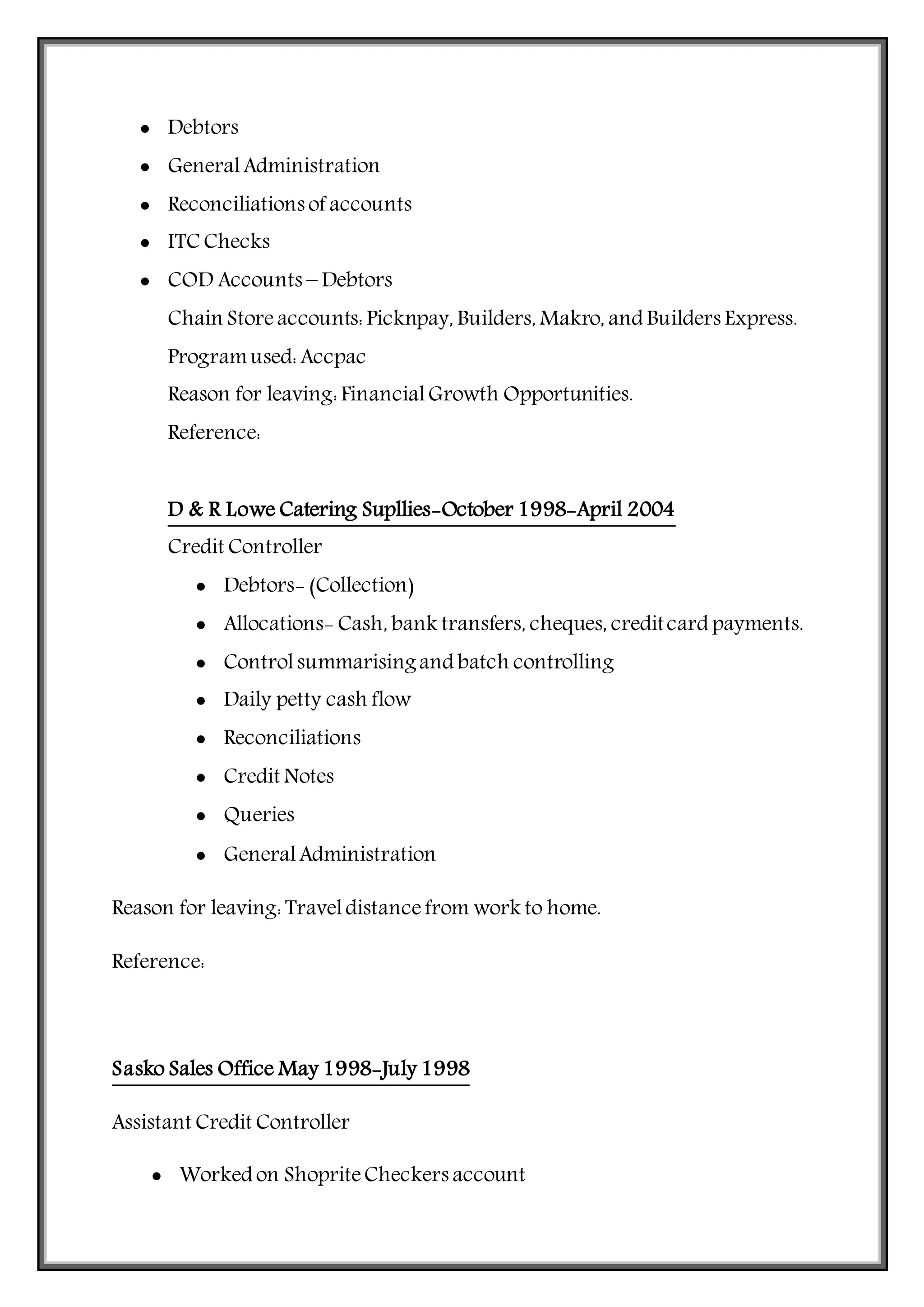 CV Tracey Botha | DOCX