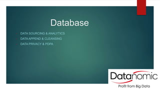 Datanomic Presentation | PPTX