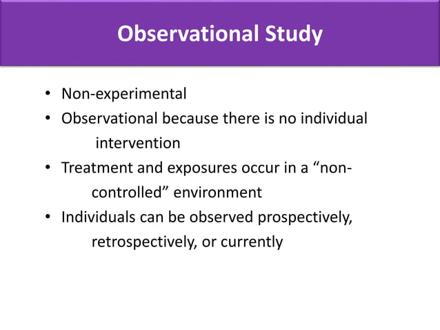 observational analytical study | PPTX