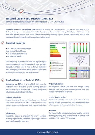 en_verifysoft_testwell_flyer | PDF