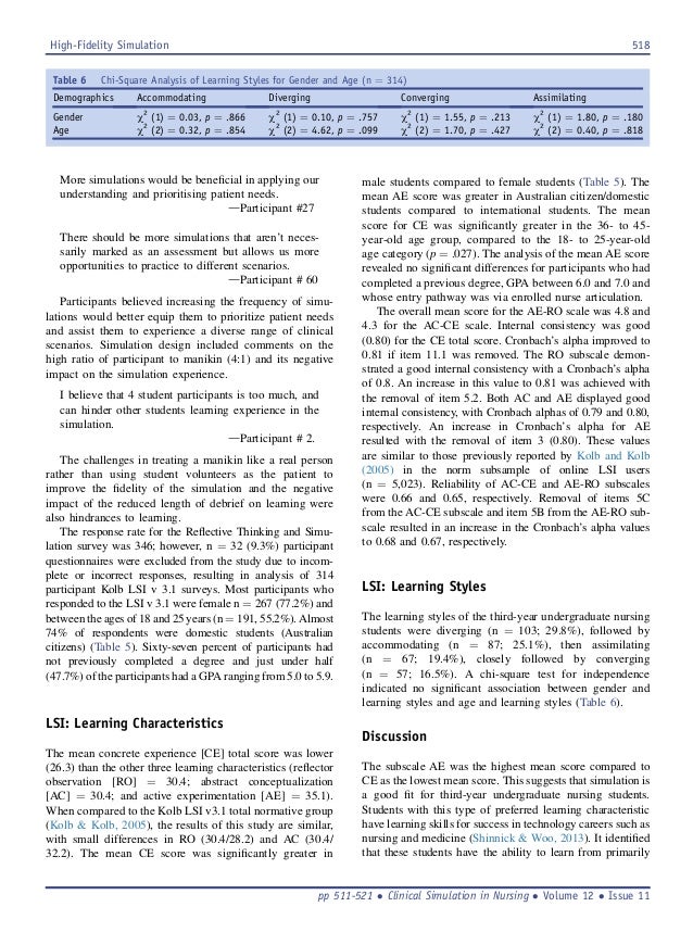 High-fidelity simulation_Descriptive analysis of student learning sty…