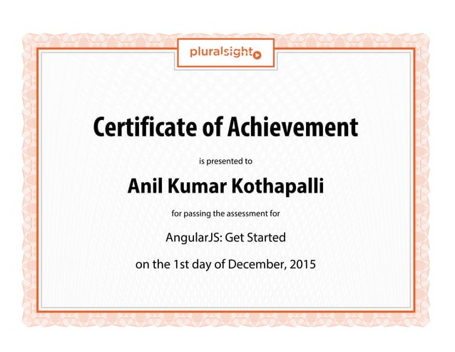 AngularJS Certificate | PPT