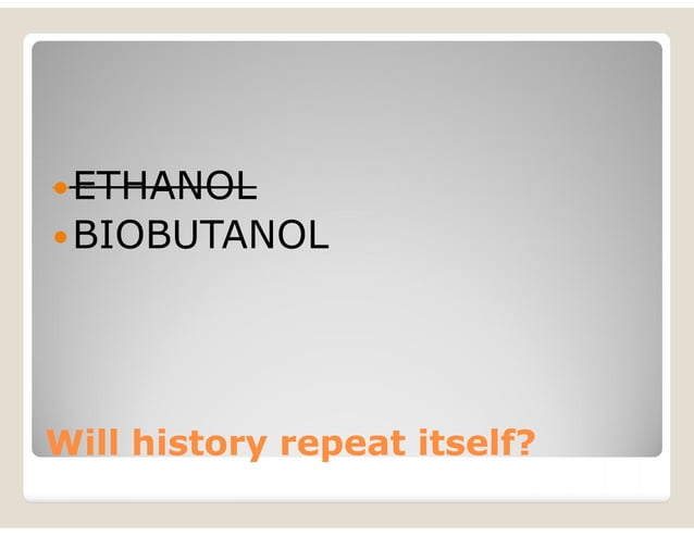 The Evolution of Biobutanol | PDF