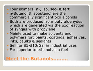 The Evolution of Biobutanol | PDF