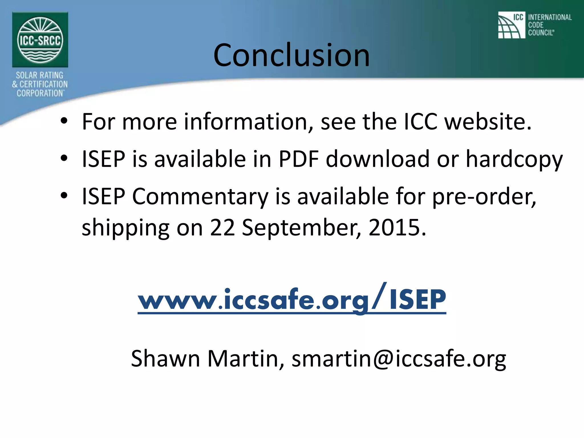 ISEP Overview Presentationv3 | PPTX