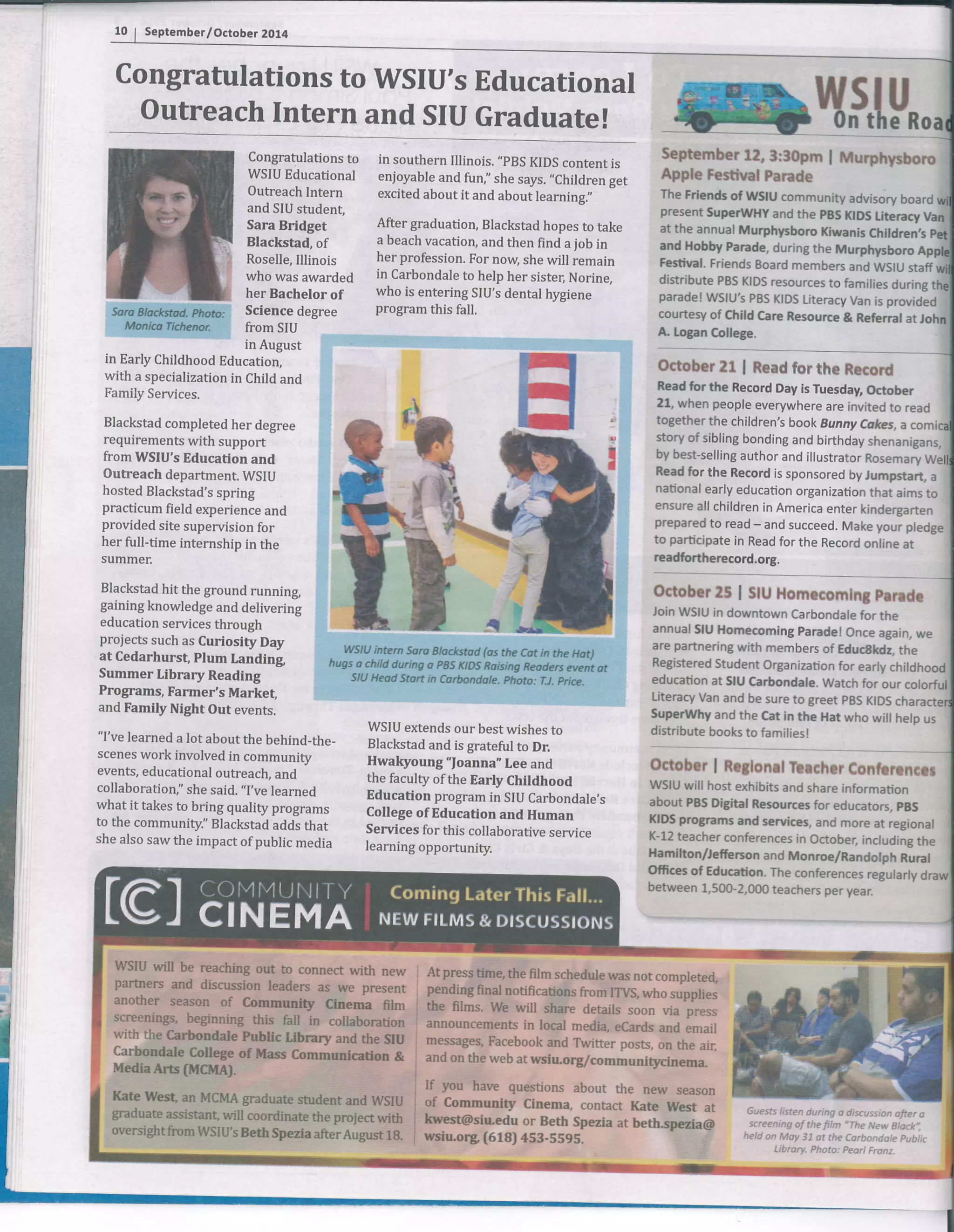 WSIU Educational Outreach Intern | PDF | Public Radio | Talk Radio