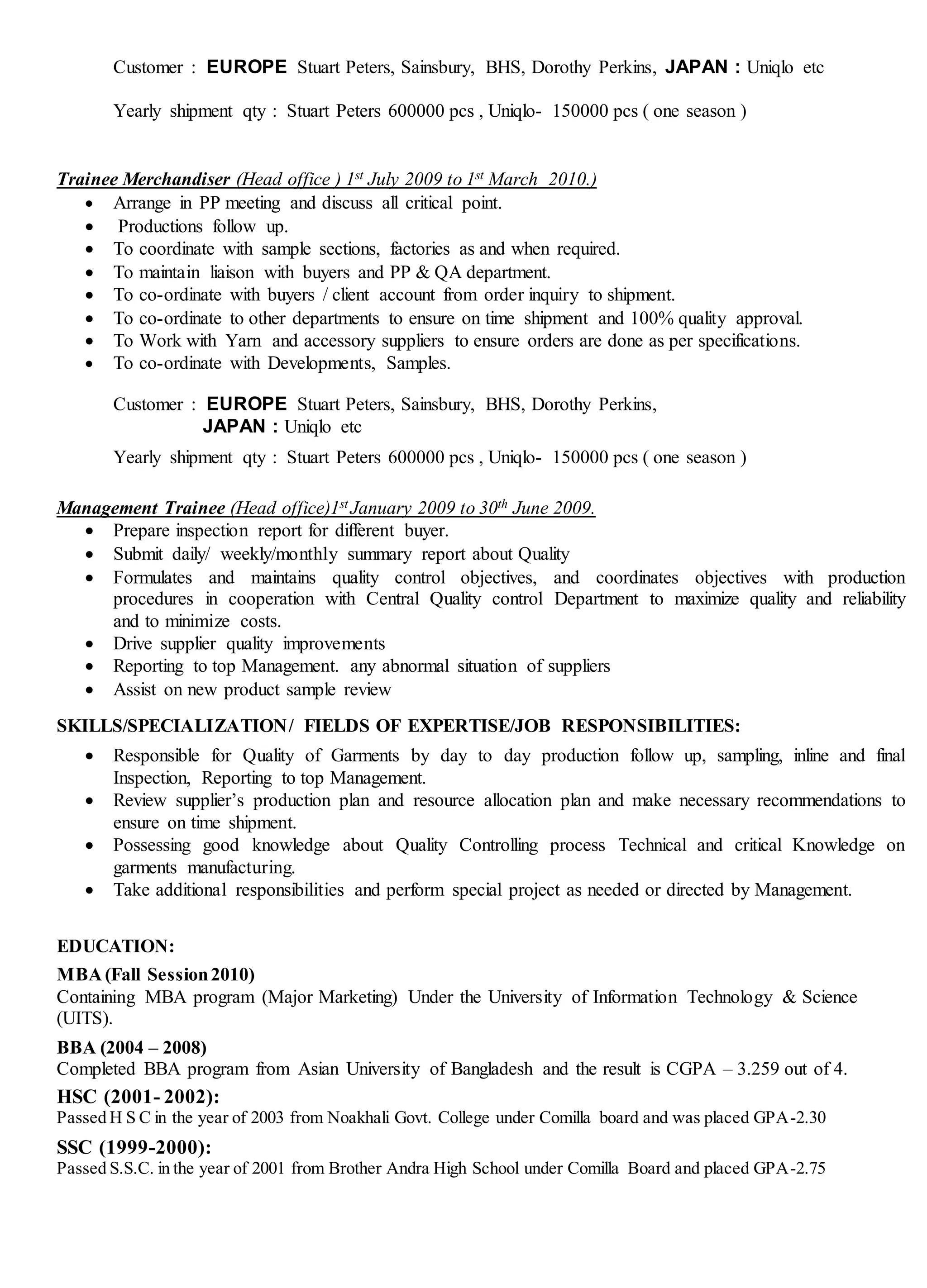 New Resume of rabbi | DOCX
