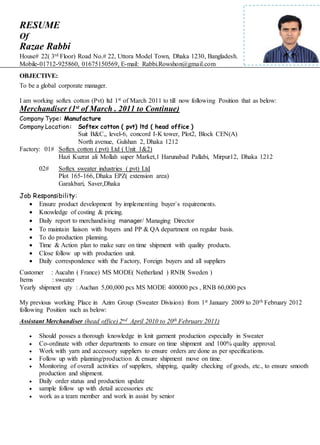 New Resume of rabbi | PDF