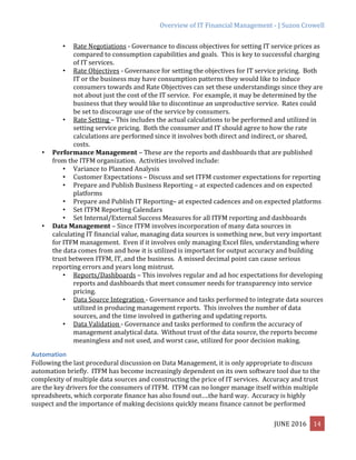 ITFM Overview Paper Jun2016 | PDF