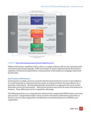 ITFM Overview Paper Jun2016 | PDF
