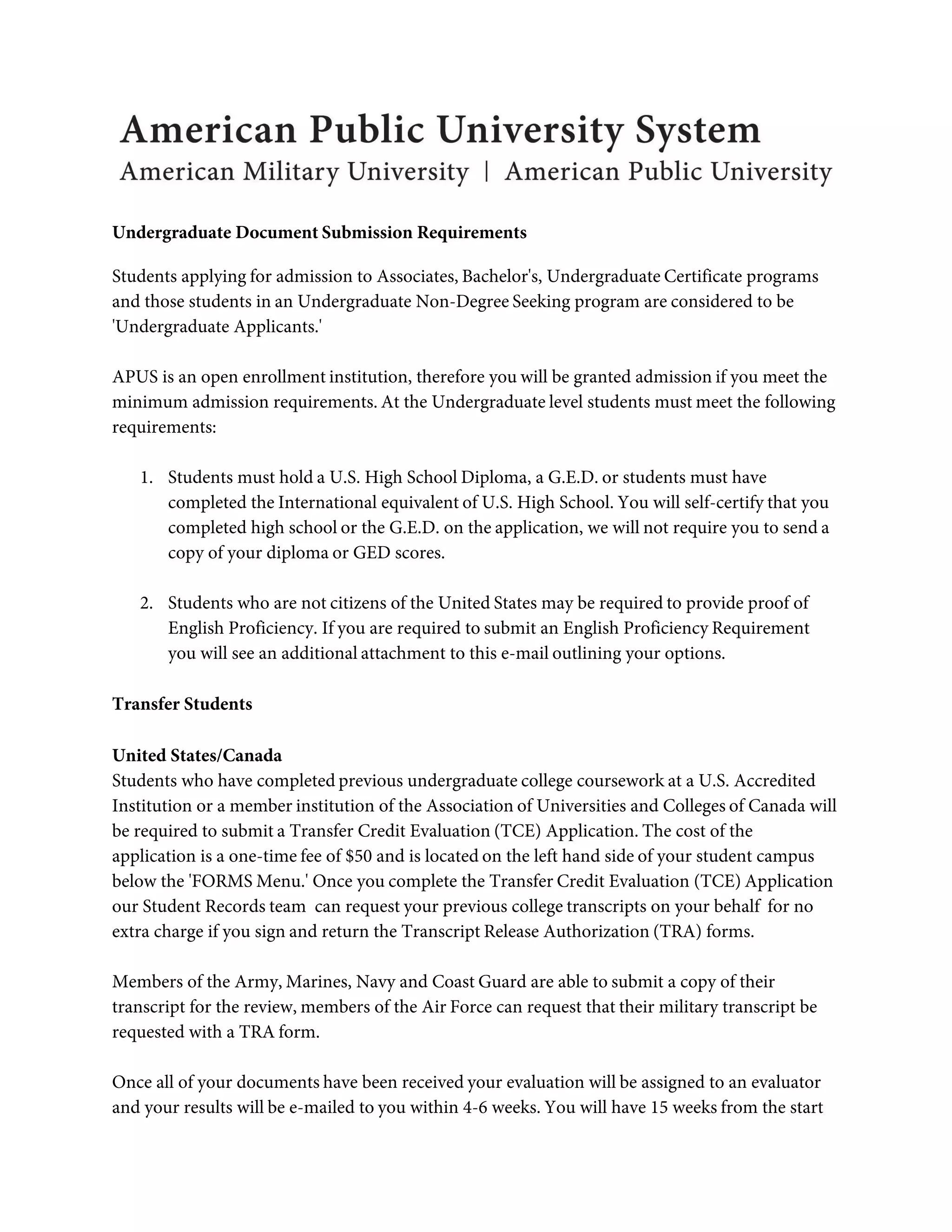 Undergraduate Document Submission | PDF