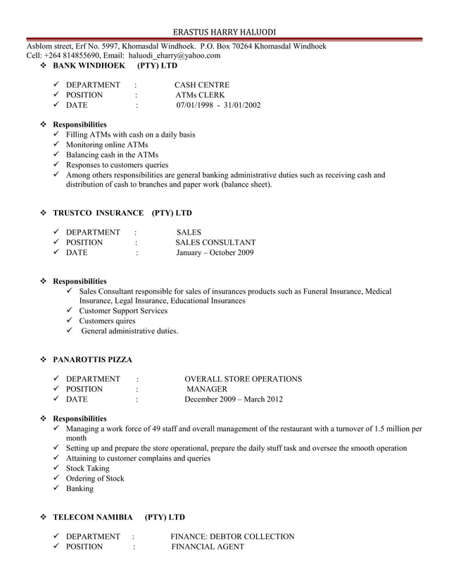 HARRY PROFILE CV (22) | PDF