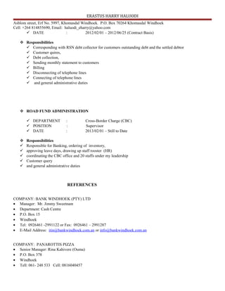 HARRY PROFILE CV (22) | PDF