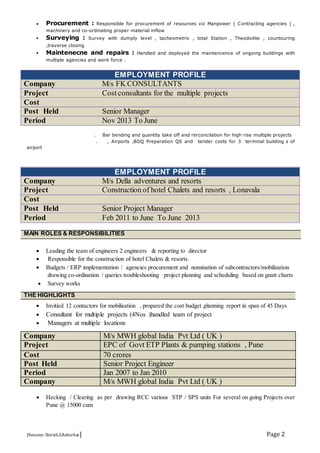 CV SHIRISH 1-1-2015 | DOCX