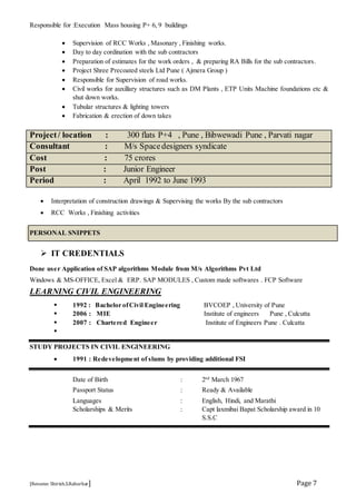 CV SHIRISH 1-1-2015 | DOCX