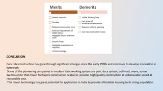 HIGH-RISE BUILDING- FORM WORK essential for efficiently shaping and ...