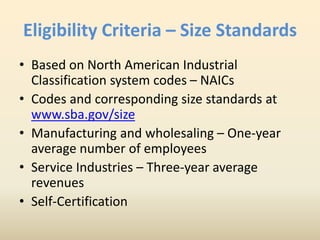 8(a) Business Development Program Orientation | PPTX