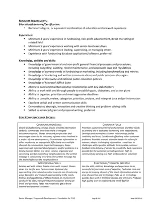 Director Programs and Development- Foundation for FLVS 061814[1] | PDF