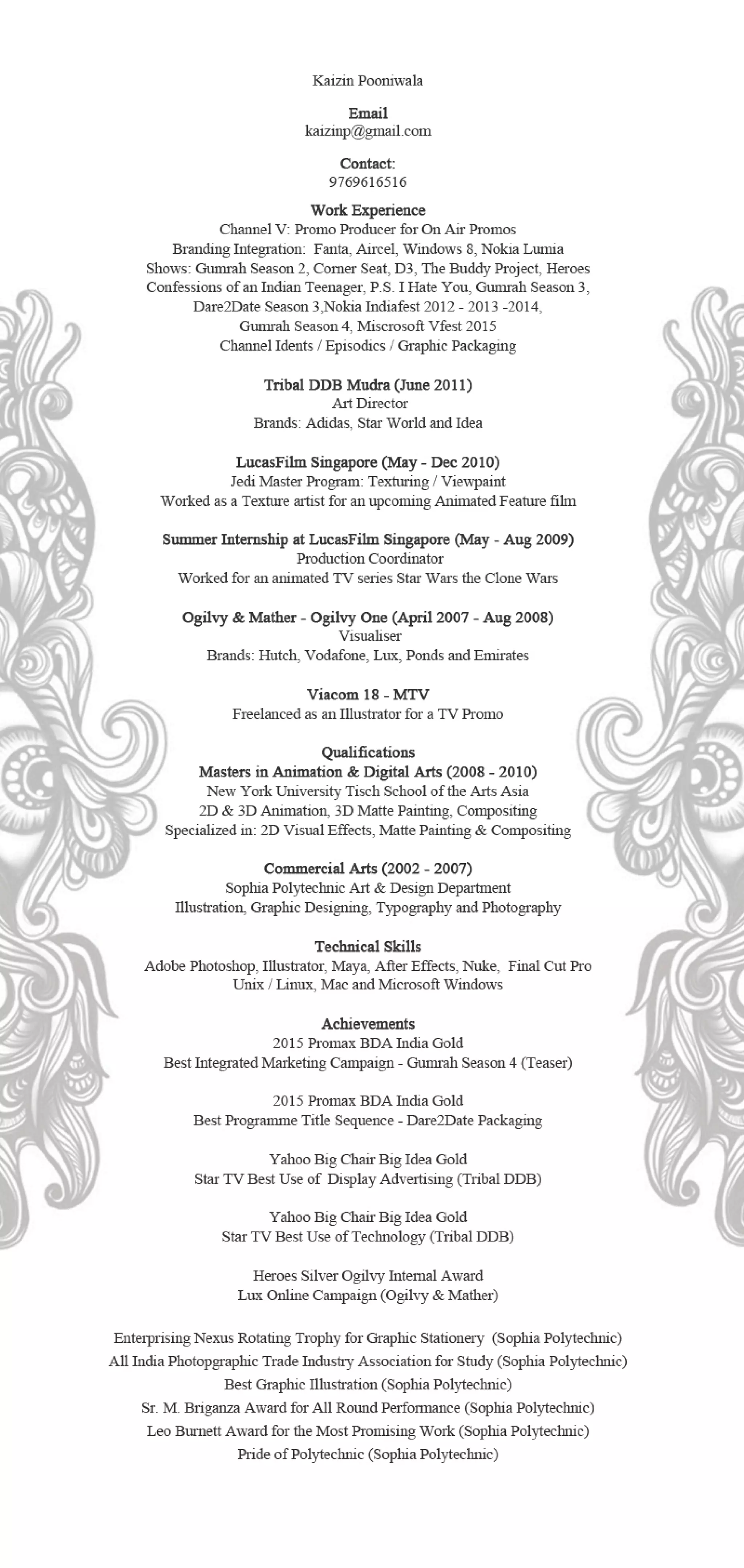 Kaizin_Resume2015 | PDF