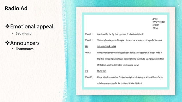 Sample Work (Client Campaign) | PPT