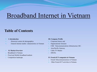 Broadband Internet in Vietnam | PPTX