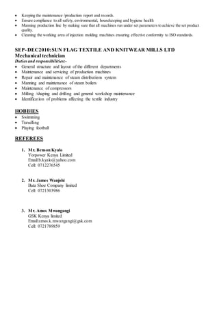 felix cv-2 | DOCX