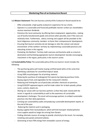 Marketing Plan Assignment | DOCX