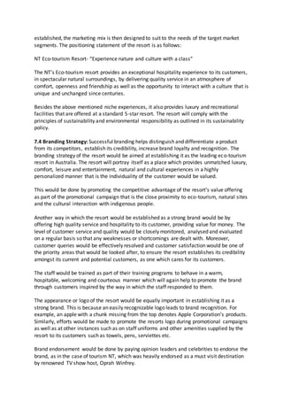 Marketing Plan Assignment | DOCX