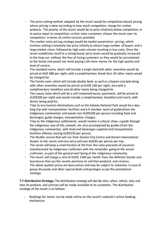 Marketing Plan Assignment | DOCX