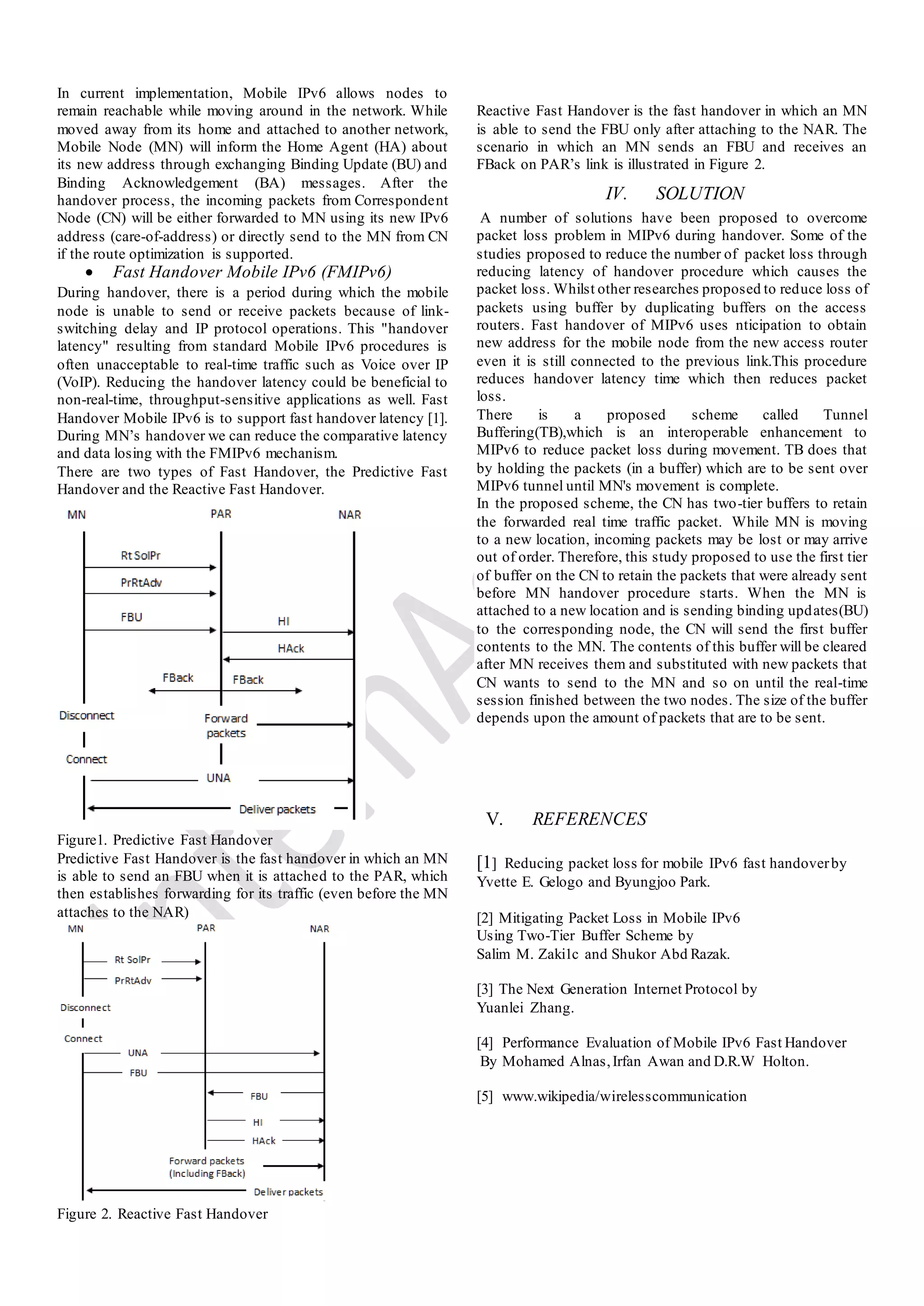 Fast Handovers in heterogeneous Wireless Networks | DOCX