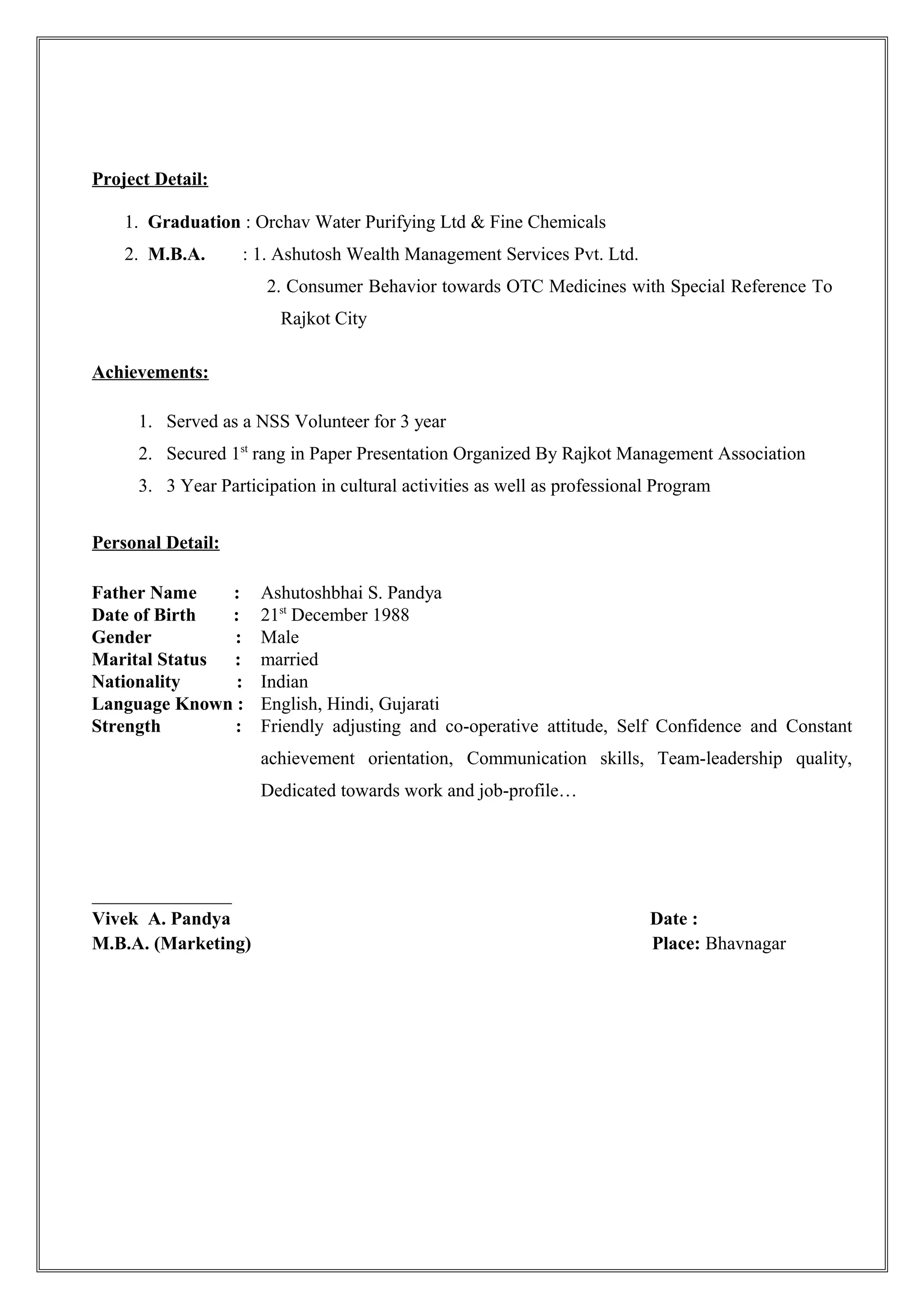 vivek Final Resume | DOC