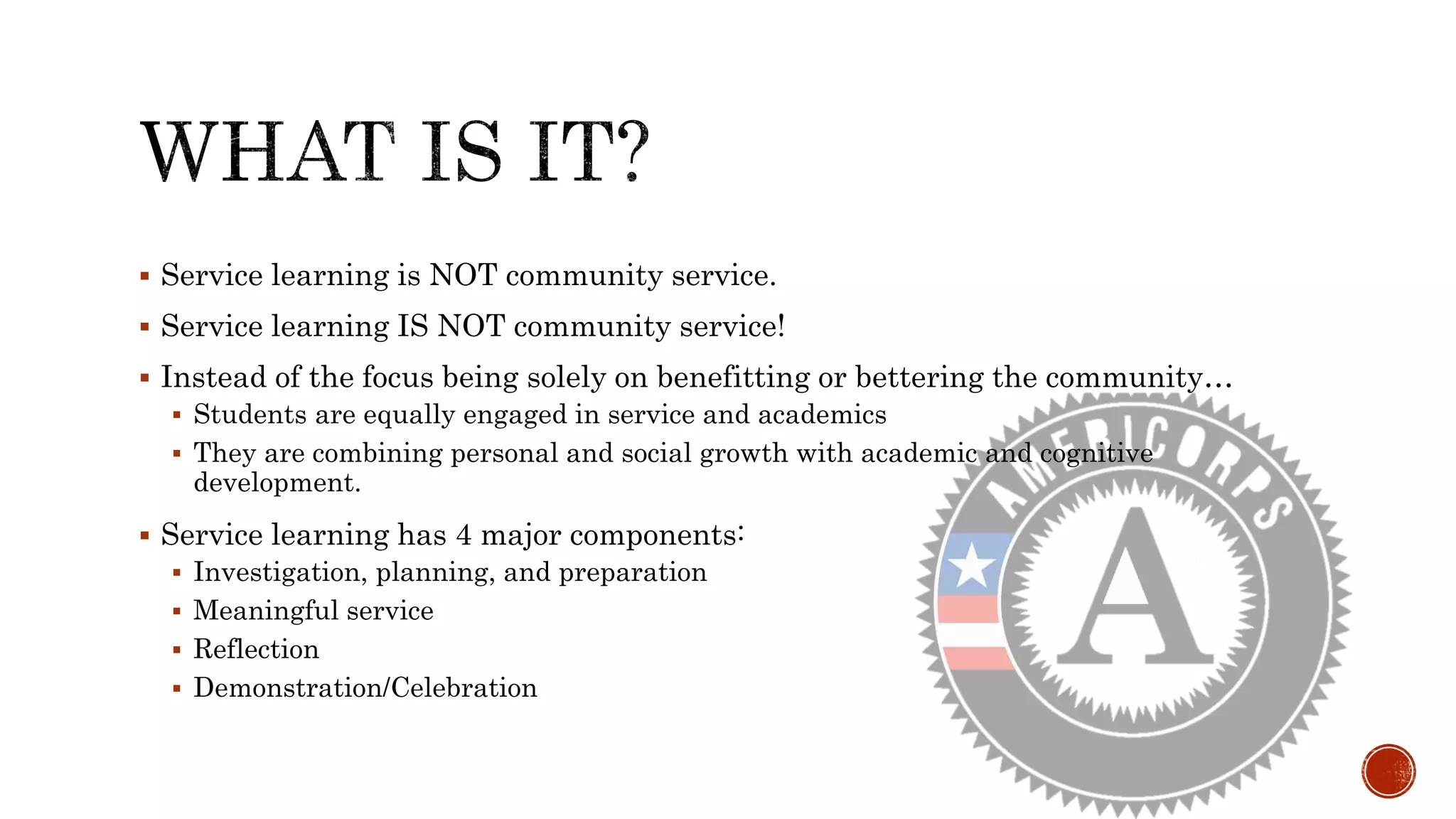 Service Learning | PPT