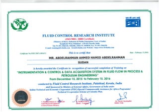 FCRI - Certificate | PPT