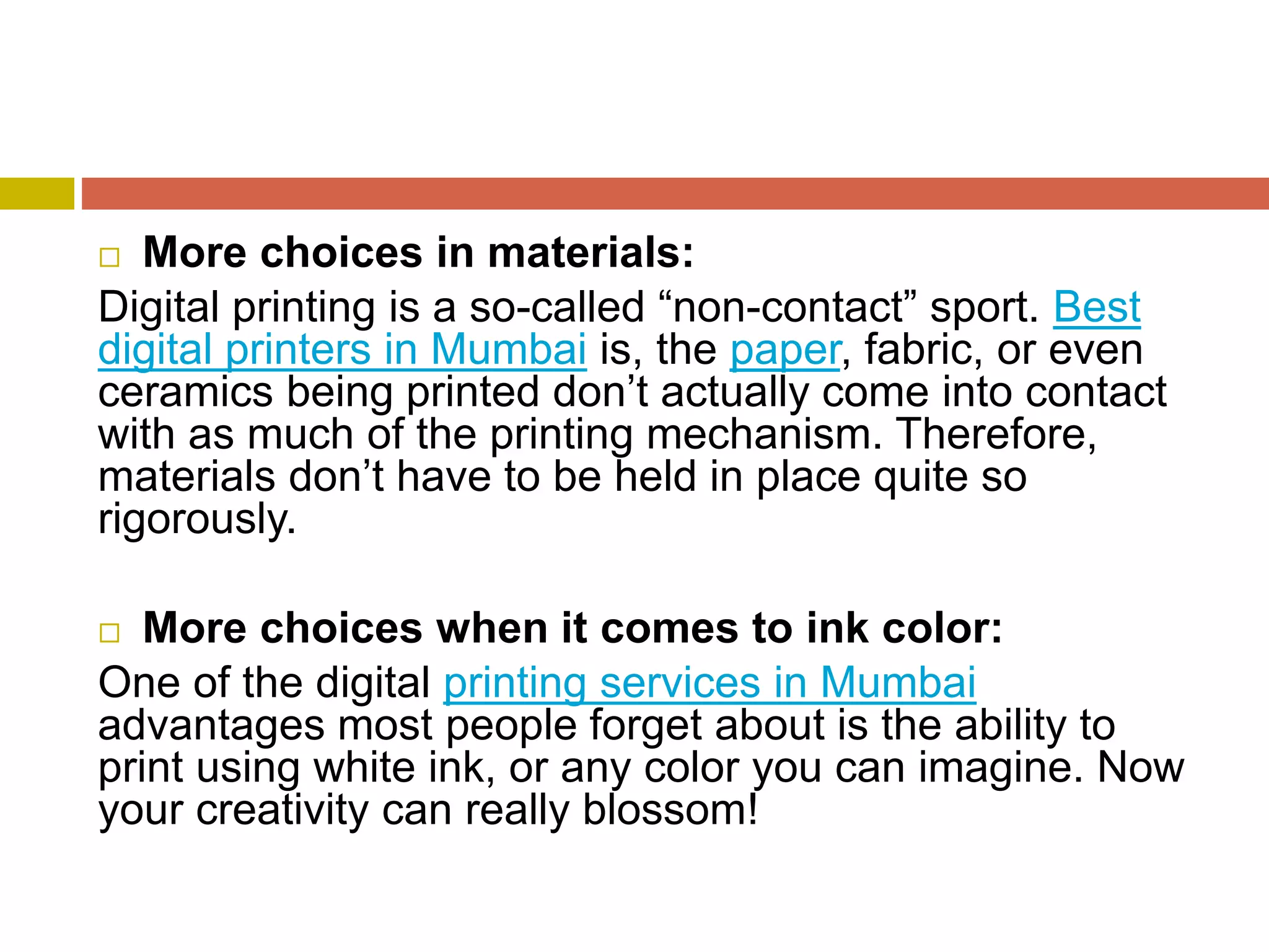 8 advantages of digital printing you should know | PPTX | Desktop Publishing | Computer Software ...