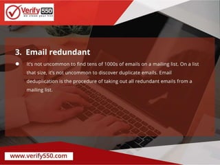 8 Advantages of Using Email Verify Email Tool | PPT
